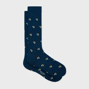 Paul Smith Patterned Socks - Blue