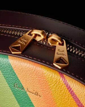 Paul Smith Leather Curved Camera Bag - Multicolour