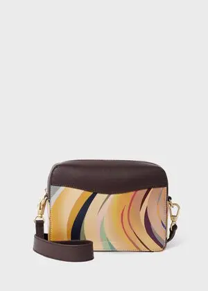 Paul Smith Dusky Swirl' Leather Camera Bag