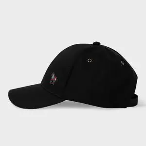 Paul Smith Organic Cotton Baseball Cap - Black