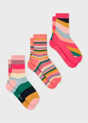 Paul Smith Swirl Socks Three-pack