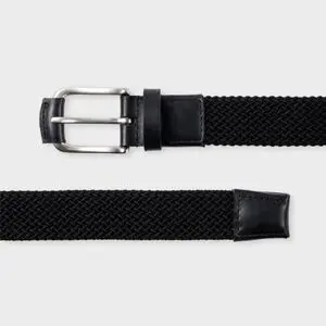 Paul Smith Woven Stretch Belt - Black