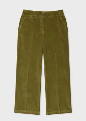 Paul Smith Cord Cropped Trousers