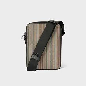 Paul Smith Signature Stripe Coated Canvas Flight Bag - Multicolour