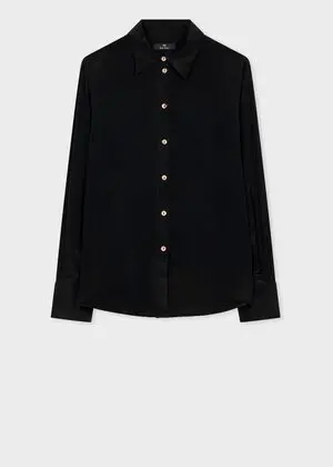 Paul Smith Silk-blend Blouse - Black