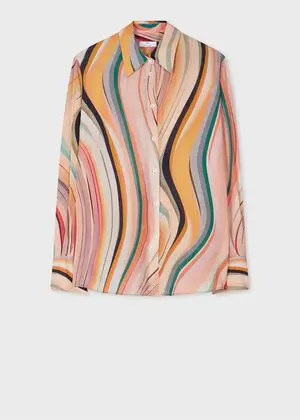 Paul Smith Silk-blend Printed Shirt - Multicolour