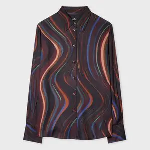 Paul Smith Midnight Swirl Viscose Shirt