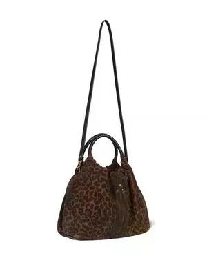 Jérôme Dreyfuss Gordi M Leopard Print Tote Bag