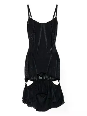 KNWLS Uma Ruffled Suspender Mini Dress