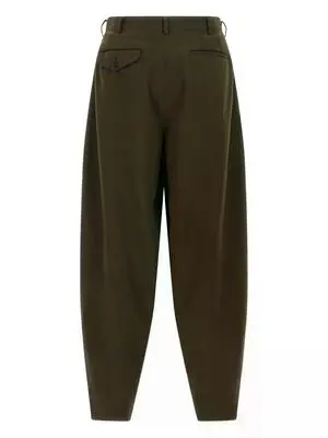 Comme Des Garçons Herringbone Pleated Trousers