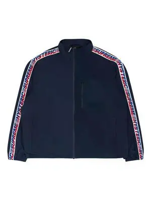 Supreme X Hysteric Glamour Logo-tape Track Jacket - Blue