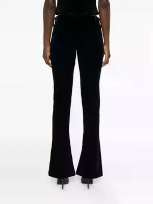 Junya Watanabe Flared Velvet Trousers