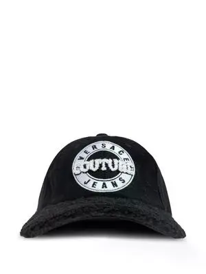 Versace Logo-patch Baseball Cap - Black