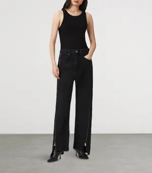 ALLSAINTS Organic Cotton Frankie Wide-leg Jeans