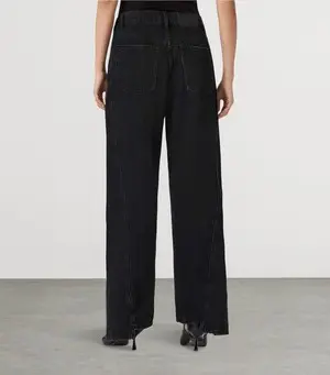 ALLSAINTS Organic Cotton Frankie Wide-leg Jeans
