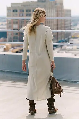 Free People Taylor Midi Dress - Pistachio Shell