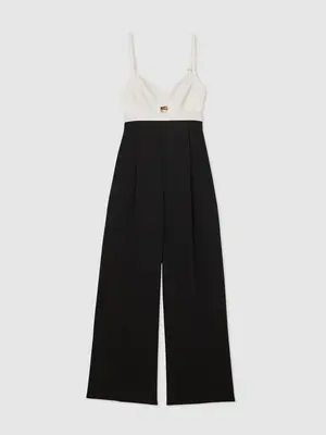 REISS Darcey Atelier Colorblock Jumpsuit