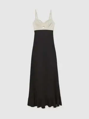 REISS Atelier Colour-block Maxi Dress