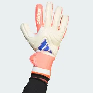 Adidas Copa Pro Promo Goalkeeper Gloves - Off White / Lucid Blue / Signal Coral