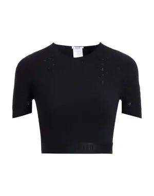 Wolford Stretch Crop T-shirt - Black