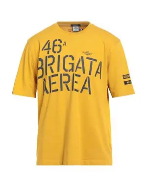 AERONAUTICA MILITARE T-shirt Size Cotton - Yellow