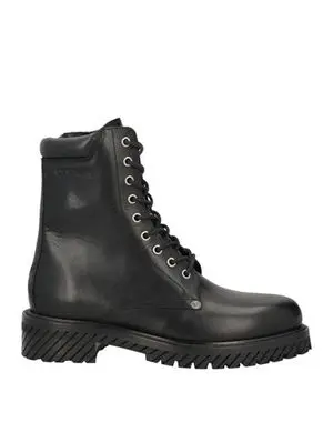 OFF-WHITE™ Leather Ankle Combat Boots