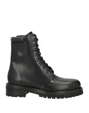 OFF-WHITE™ Leather Ankle Combat Boots