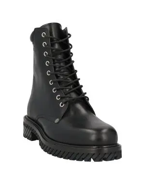 OFF-WHITE™ Leather Ankle Combat Boots