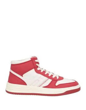 Hogan High-top Leather Sneakers - Red