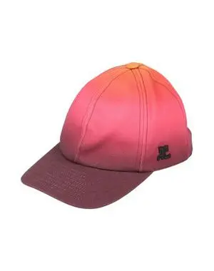 COURREGES Cotton Baseball Cap - Red