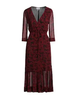 GANNI Midi Wrap Dress