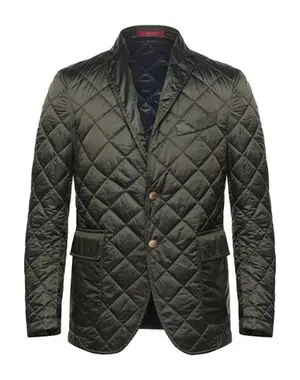 BORGIA  MILANO Quilted Jacket - Green