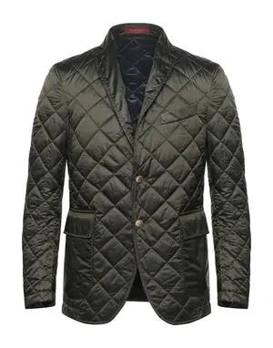 BORGIA  MILANO Quilted Jacket - Green