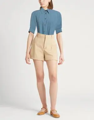 Brunello Cucinelli Cotton Poplin Shirt With Appliqués