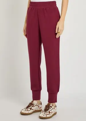 Varley The Slim Cuff 27.5 Stretch-jersey Sweatpants - Maroon