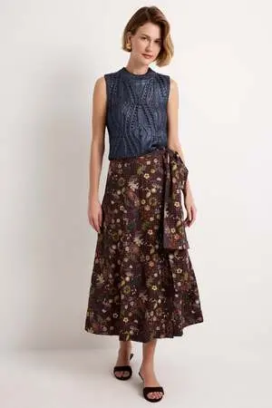 MARIE OLIVER Mcguire Top - Naval