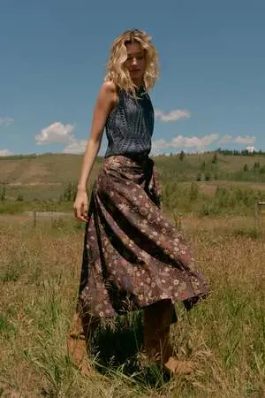 MARIE OLIVER Mcguire Top - Naval