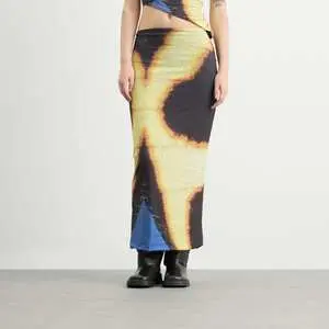FENERS Tu X Mi Printed Midi Skirt - Night