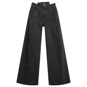 MAISON MARGIELA Step Waist Wide Leg Jeans