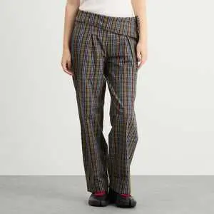 DAMSON MADDER Fia Check Trousers