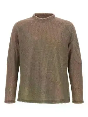Satisfy Long-sleeve Round-neck Sweater - Brown
