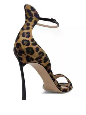 Casadei 100mm Leather Heeled Sandals