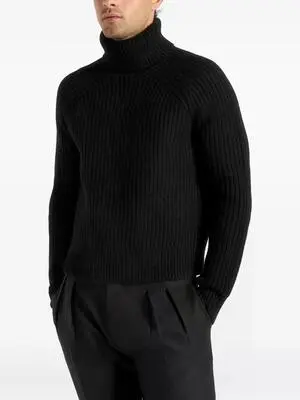 Manière De Voir Rudy Roll-neck Chunky-knit Sweater