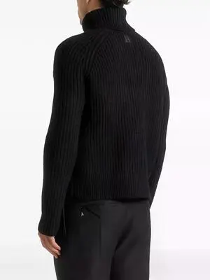 Manière De Voir Rudy Roll-neck Chunky-knit Sweater