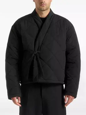 Manière De Voir Emil Quilted Wrap Jacket