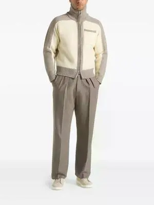 Manière De Voir Zip-fastening Colour-block Cardigan