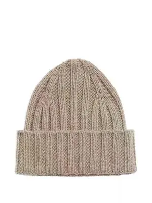 Chinti & Parker Ribbed Beanie Neutrals