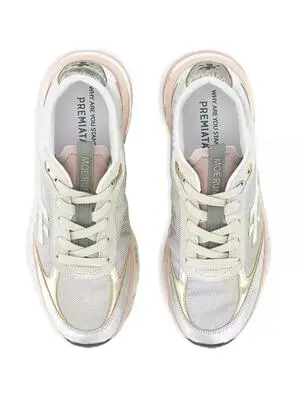 Premiata Moerund7797 Logo Sneakers - Silver