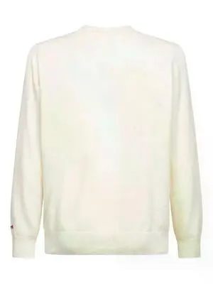 MC2 SAINT BARTH Embroidered Crew-neck Sweater - Neutrals