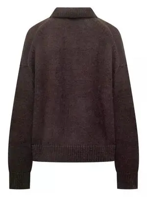 Studio Nicholson Buttoned Polo Shirt - Brown